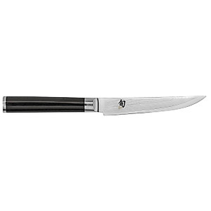 Shun Cutlery Classic 4.75 Inch Steak Knife; Exquisite, Handcrafted Japanese Knife; Made Specially to Cut Steak with Precision and Ease; Get Top Performance with this Stunning, Sharp Blade
