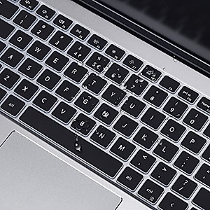 Keyboard Cover for Dell inspiron 16 7630 7635 7620 5630 5620, inspiron 14 7430 7435 7420 5430 5435 5420 5425 Series Laptop, Dell inspiron 7630 5630 5430 Keyboard Skin Protector - Black