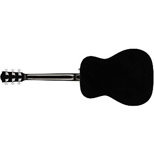 Fender CC-60s Concert V2 Pack Acoustic Guitar, with 2-Year Warranty, Black, with Gig Bag and Accessories
