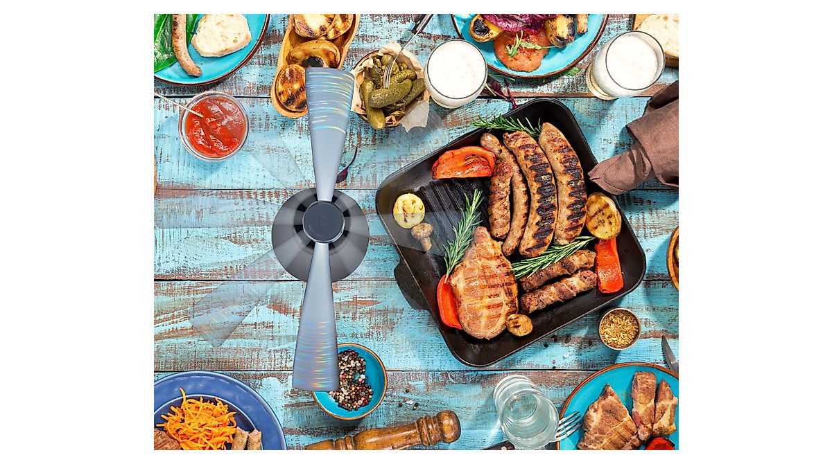 AOUKUNG Portable Food Fan for Outdoor Dining and Picnics
