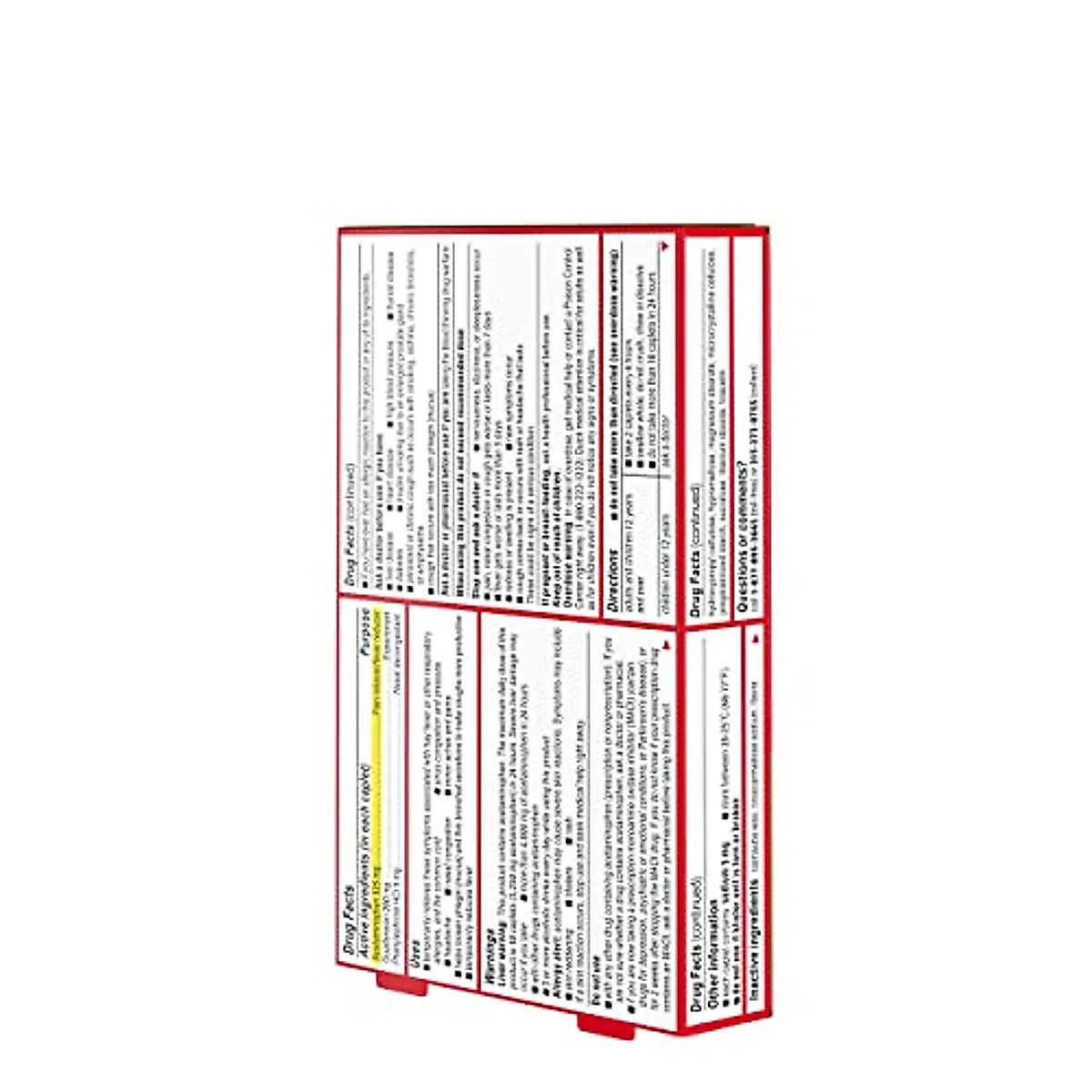 Tylenol Sinus Severe Daytime Caplets with Acetaminophen, Guaifenesin & Phenylephrine HCl, 24 ct