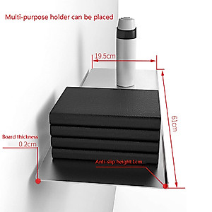 KATANFEI Wall Mount Keyboard Arm, Keyboard Tray Mouse Platform, Pull-Out Keyboard/Mouse Arm Mount Tray, Adjustable Keyboard Platform Silver Flexible Industrial Shelf (2 arm40cm)