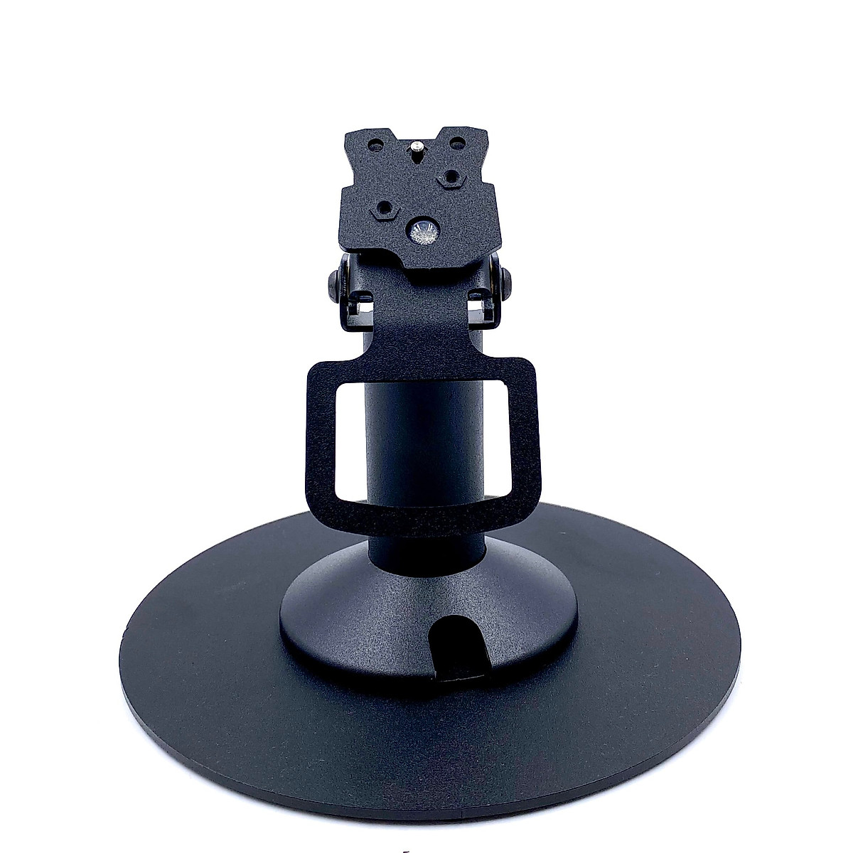 Ingenico Lane 3000/5000 / 7000/8000 Low Freestanding Swivel and Tilt Metal Stand with Round Plate