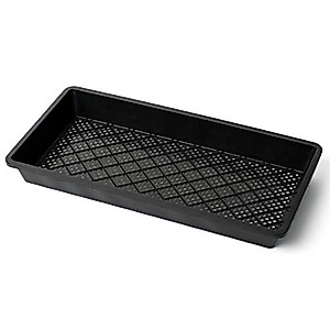 1020 Mesh Bottom Trays 5 Pack - Heavy Duty Microgreens Growing Trays - Plastic Plant Trays for Indoors Seed Starting - Propagation Tray for Microgreens & Wheatgrass Sprouting