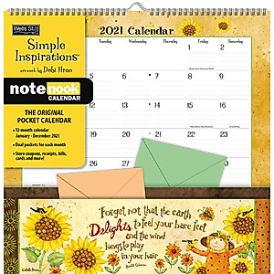 Simple Inspirations 2021 Note Nook Calendar