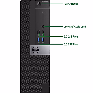 Dell OptiPlex Small Form Desktop Computer, Intel Core i5 6500, 3.2GHz Processor, 16GB Ram, 1TB Solid State Drive,Wireless Keyboard & Mouse, Wi-Fi | Bluetooth, HDMI, Win 10 Pro (Renewed)