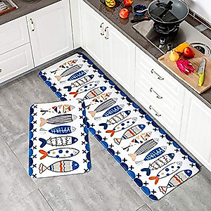 BESUFY Bedroom Rugs,Modern Soft Fluffy Bedroom Carpets for Winter Indoor Christmas Decor Cartoon Cats Print Bathroom Kitchen Carpet Doormat Floor Mat Rug Home Decor - Black 40x60cm