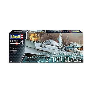 Revell GmbH Revell 05162 5162 1:72 German Fast Attack Craft S-100 Plastic Model Kit Multicolour, 1/72