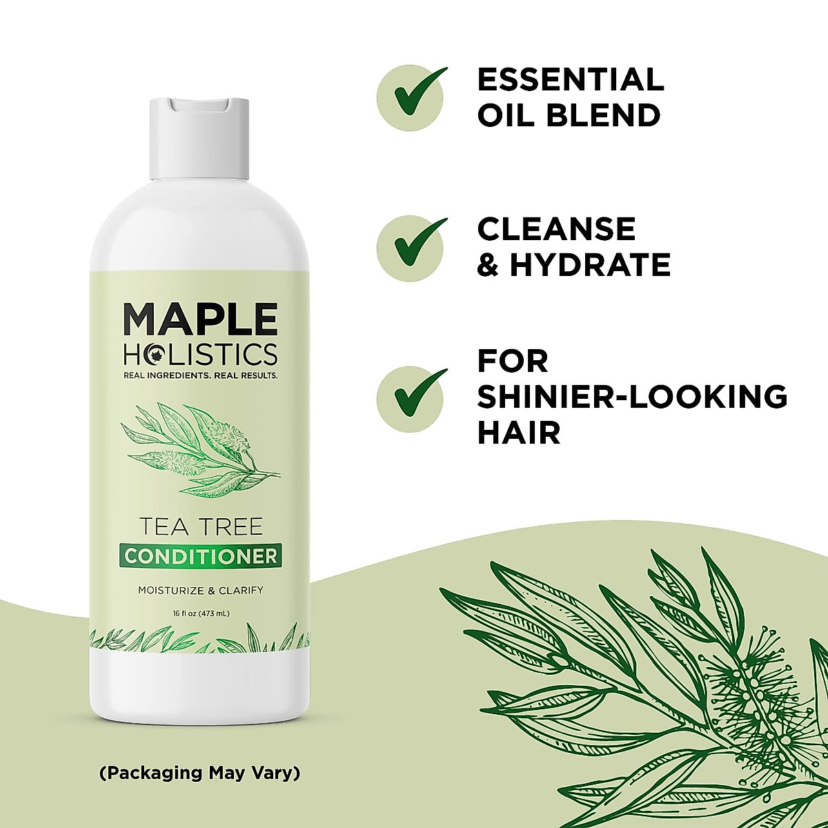 Oily Hair and Scalp Shampoo and Conditioner by Degrease - Oil-Control Haircare for Men and Women, Sulfate, Silicone and Paraben-Free with Pure Essential Oils, 16oz Each