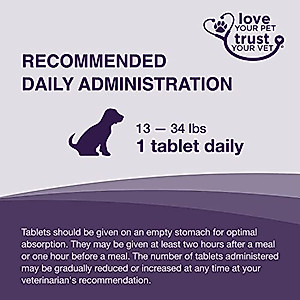 Nutramax Denamarin Liver Health Supplement for Medium Dogs - With S-Adenosylmethionine (SAMe) and Silybin, 30 Tablets