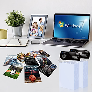 600 Counts Card Sleeves, Clear Baseball Card Sleeves, Sturdy Trading Cards Sleeves, Plastic Card Protector for Standard Cards Fit for MTG, Baseball Cards, Sports Cards, Game Cards