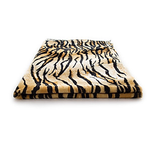 Velboa Wave Print Tiger 60 Inch Fabric by The Yard (F.E.®) (Siberian)