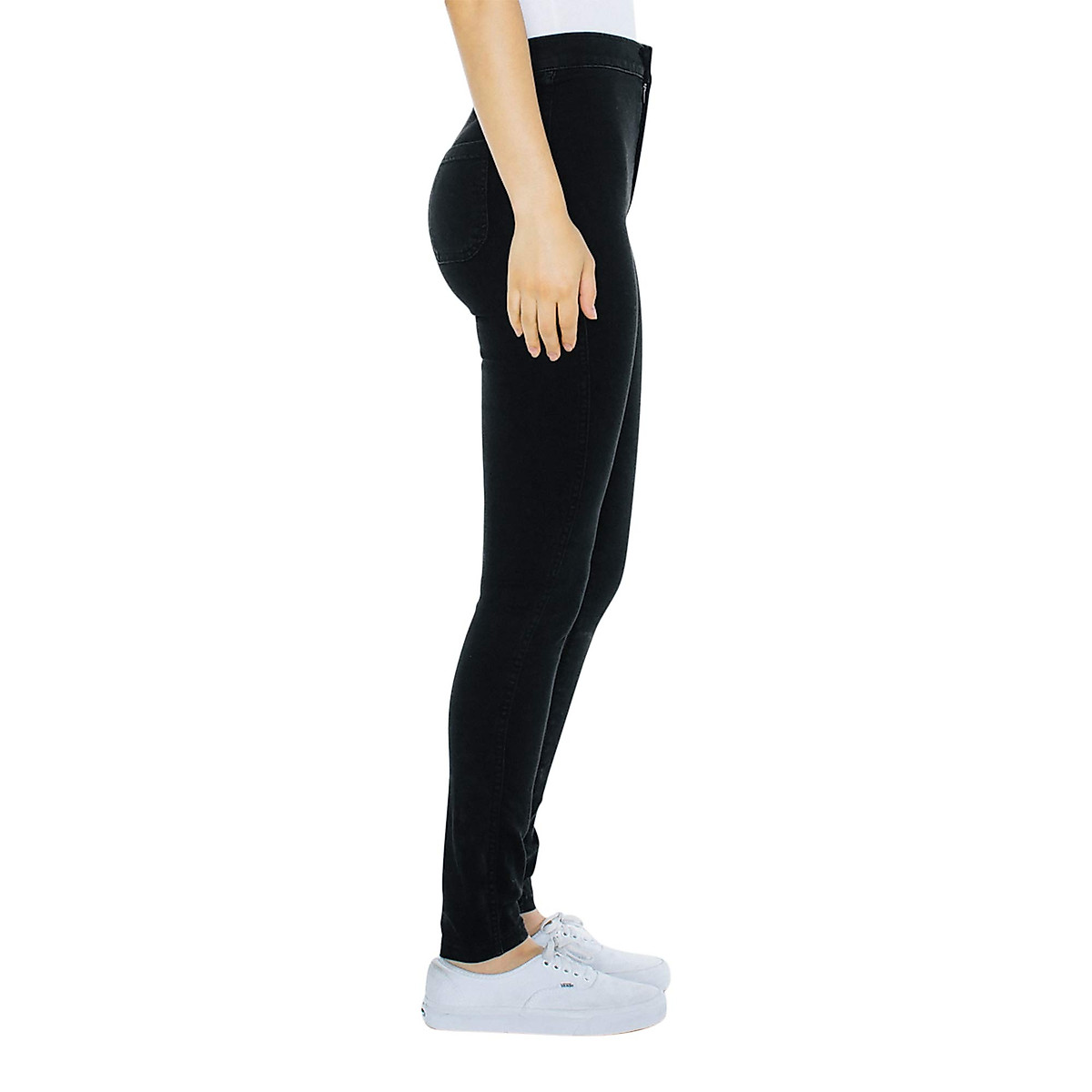 American Apparel Women's The Easy Jean, black, X-Small