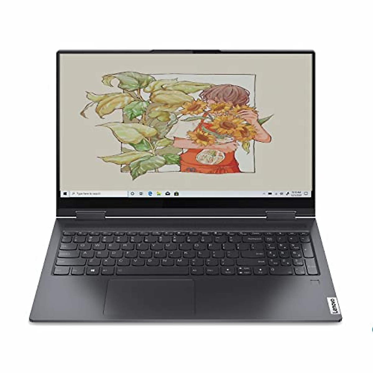 Lenovo Yoga 7i 15.6" FHD(1920x1080) IPS 2-in-1 Touch Laptop, Fingerprint Reader, Intel Core i7-1165G7 Processor up to 2.8GHz, 4 Cores, 12GB RAM, 512GB PCIe SSD, Bluetooth, Win 11, Gray, EAT Cloth