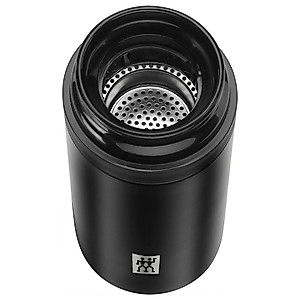 ZWILLING Thermo Tea & Fruit Infuser, 14.2 oz, Matte Black