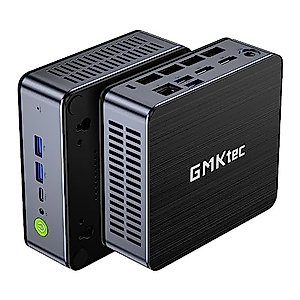 GMKtec Gaming Mini PC Windows 11 Pro AMD Ryzen 7 7735HS Mini Computer up to 4.75GHz 32GB DDR5 RAM 1TB Hard Drive PCIe SSD AMD Radeon 680M, 2 x HDMI, 1x USB4, 4X USB Ports, WiFi 6, BT5.2 Nucbox K2