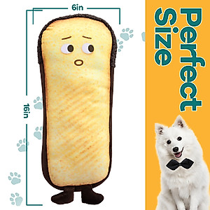 MABOZOO Toast Dog Calming Pillow for Large and Medium Dogs,Dog Neck Pillow for Dogs & Cats,Machine Washable Pet Calming Toy for Joint Relief Sleeping Improve