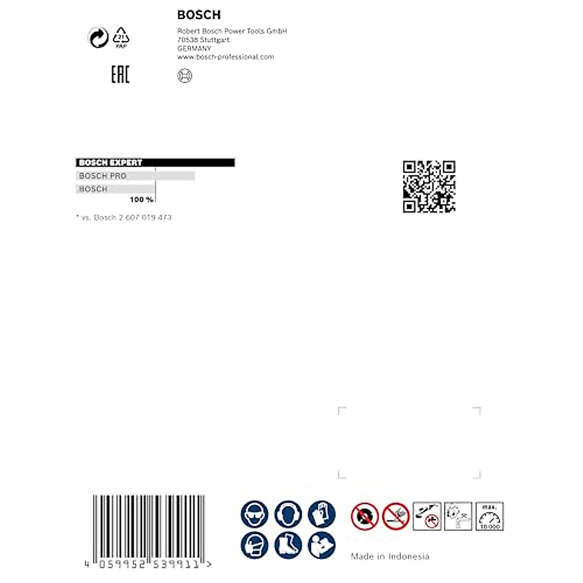 Bosch Professional 1x Expert HardCeramic X-Lock Diamond Cutting Disc (for Hard Tiles, Hard Stone, Ø 85 mm, Accessories Small Angle Grinder)