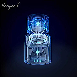 Horiznext faucet aerator for kitchen bathroom sink, tap head sprayer 360 degree swivel filter attachment hose extender no splash water nozzle (1 pc with adapter)