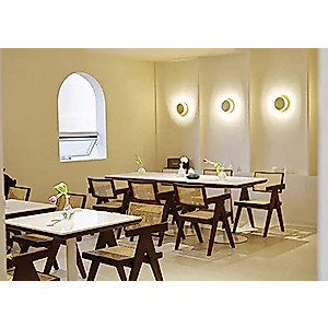 qazplm Set of 2 Retro Rattan Dining Chair Ash Wood Frames Handmade Rattan Back Chair，for Home Living Room Dining Garden Balcony Leisure Arm Chair (Wood Color)