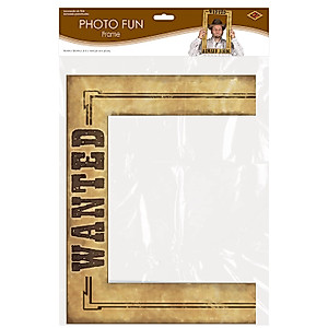 Beistle Western Wanted Photo Fun Frame