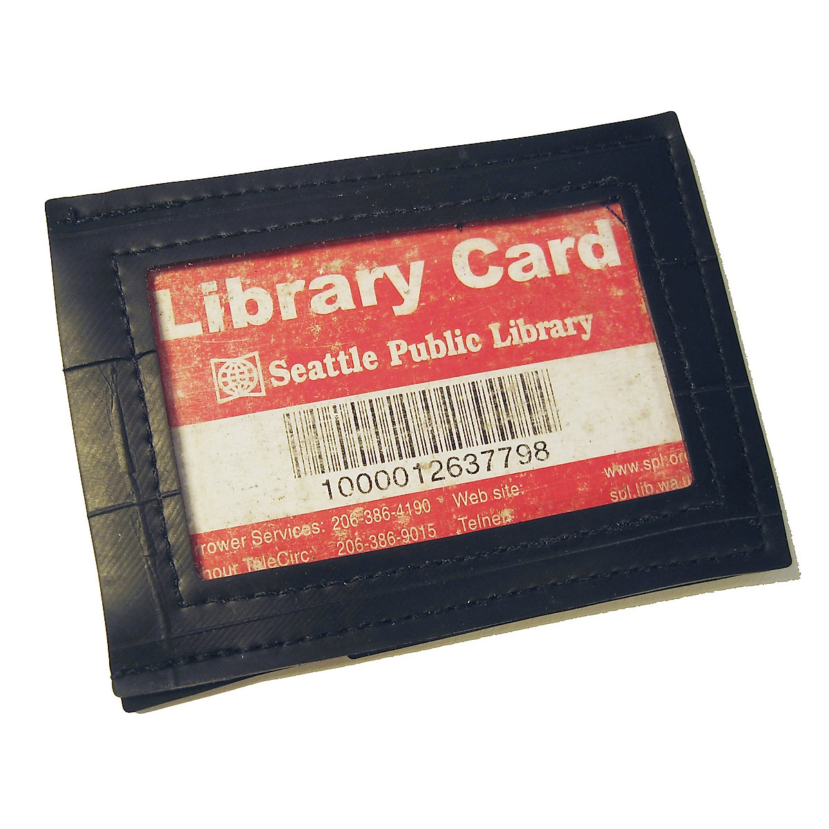 Alchemy Goods Night Out Compact Wallet, Made from Recycled Bike Tubes Black ,1 x 1 x 1 inches