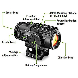 Vortex Optics Spitfire HD Gen II 5X Prism Scope - BDC4 Reticle