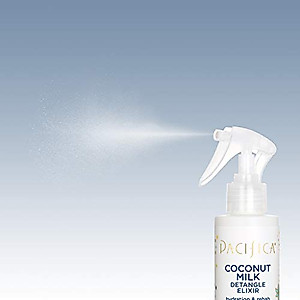 Pacifica Beauty, Coconut Milk Detangle Elixir, Detangler Spray, Leave In Conditioner, Conditioning, Coconut, Vitamin B, Nourishing, Silicone + Sulfate Free, Vegan + Cruelty Free