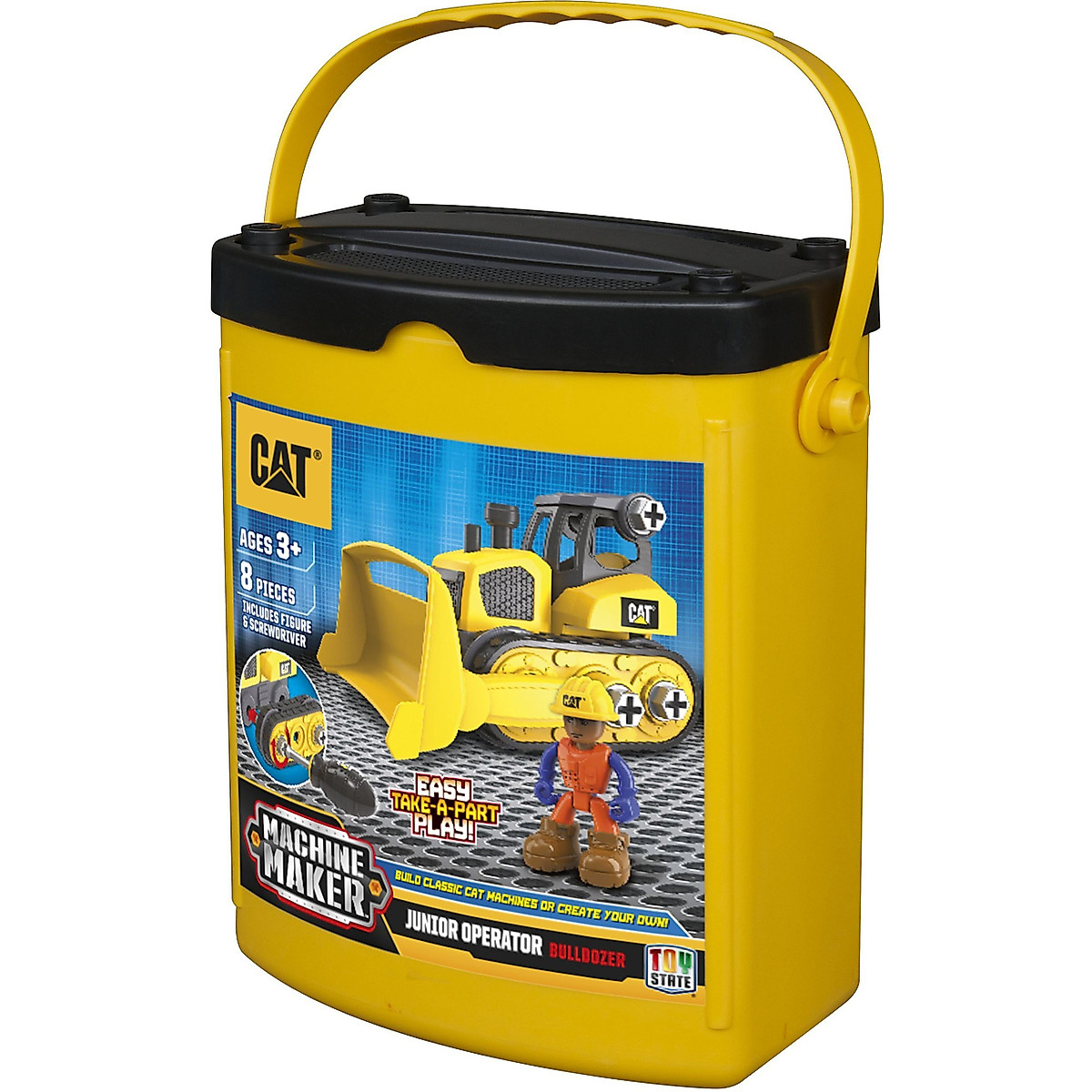 Toy State Caterpillar CAT Junior Operator Dump Truck Construction Vehicle