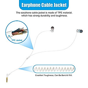 AMVR Noise Isolating Earbuds Earphones Custom Made for Meta Quest 2 VR Headset, with 3D 360 Degree Sound in-Ear Headphones and Earphone Silicone Holders (White)