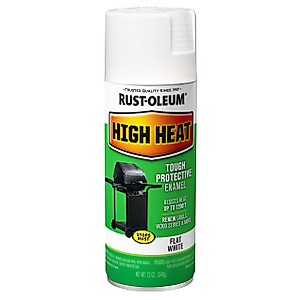 Rust-Oleum 7751830 High Heat Spray Paint, 12 Ounce, White, 12 Fl Oz