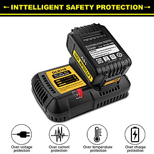 DCB118 for Dewalt Battery Charger Fast Charger for Dewalt Flexvolt 20V/60V Max Battery (Charger Only)