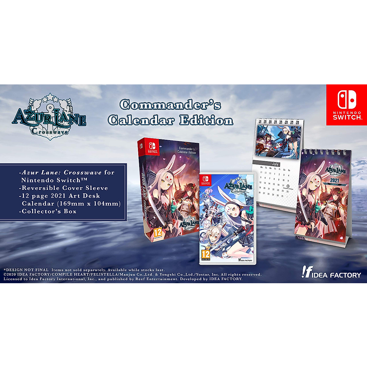 Azur Lane: Crosswave- Commanders Calendar Edition - Nintendo Switch
