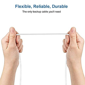 13ft Micro USB Cable Replacement for Wyze Cam, YI Dome Camera, Arlo Q Camera, Nest Cam, Dropcam, Samsung Android Charger Cord