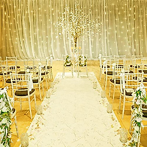 Fairy Lights Plug in, 32FT 100 LED Waterproof Copper Wire Twinkle Firefly Lights with UL Adaptor, Starry String Lights for Bedroom Indoor Outdoor Garden Patio Christmas Wedding Decorative (Warm White)