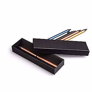 Designer Automatic Pencil, Everlasting Pencil, Metallic Pencil, Ink-Less Pen, in-erasable Pen, Creative Design (Black)
