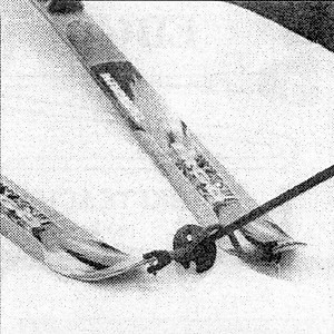 Edgie Wedgie - The Original Kids Ski Tip Connector (Green)