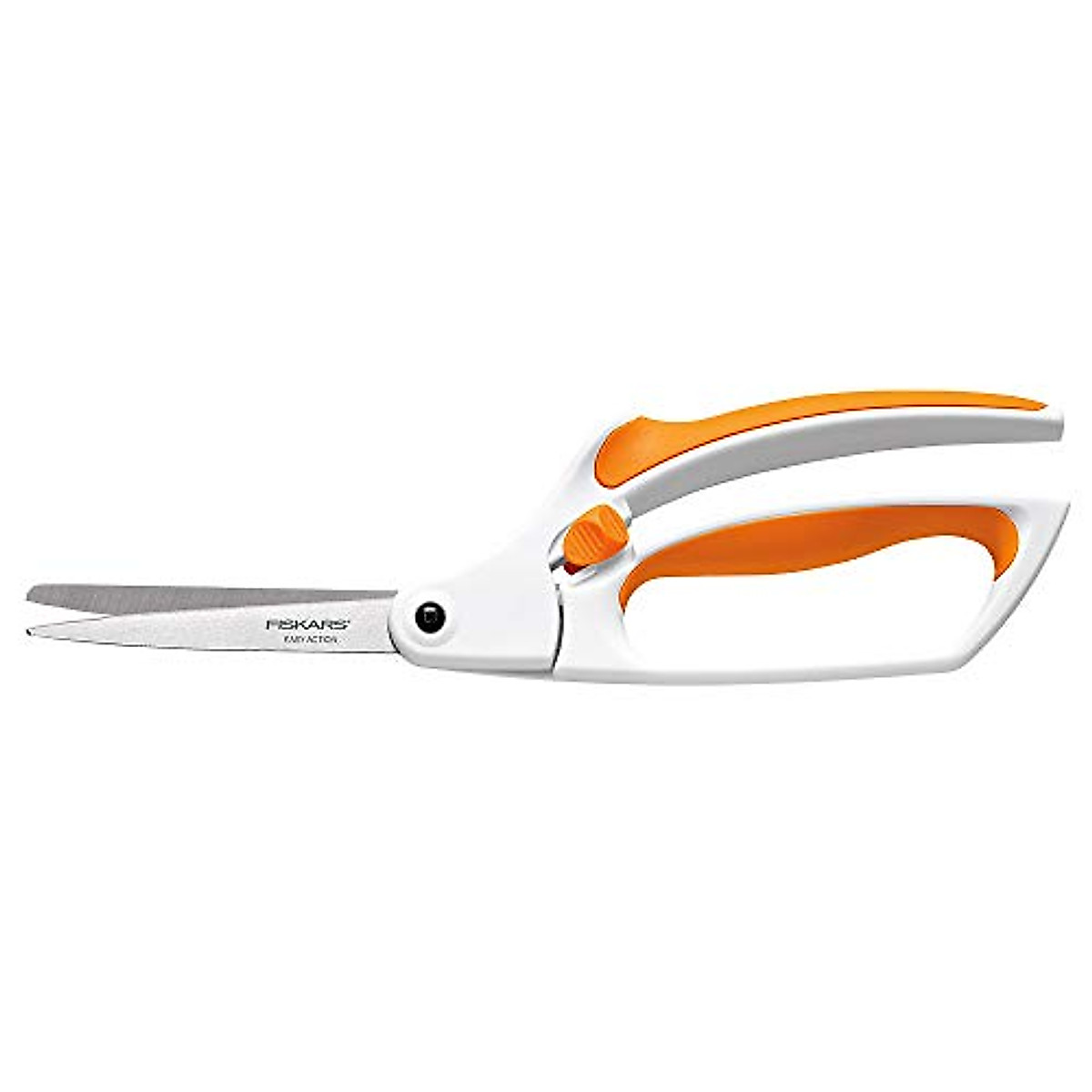 Fiskars 12-99118697WJ Easy Action 8 Inch Fabric Scissors, White