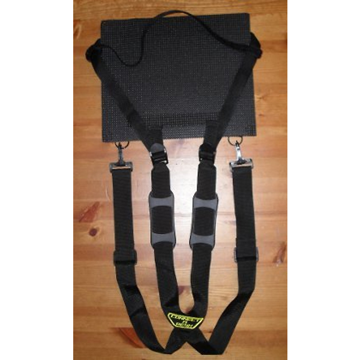 Connect A Desk: Hands-Free Mobile Laptop Desk Harness