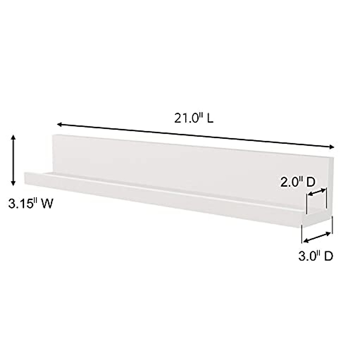 CommandCommand Picture Ledge, Damage Free Hanging Floating Shelf & 10 Lb XL Heavyweight Wall Hook, Damage Free Hanging Wall Hook with Adhesive Strips