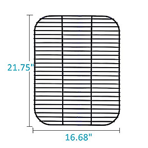 BBQration PSE004A Grill Cooking Grid Replacement Parts for Brinkmann 810-4220-S, Porcelain Steel Cooking Grate Replacement for Brinkmann Gas Grill Model 810-4220-S
