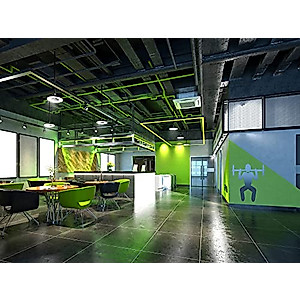 Lithonia Lighting CPRB ALO14 UVOLT SWW9 80CRI DBL LED Round High Bay with Switchable Color Temperature and Adjustable Light Output Switch, Multi-Volt 120-347V, 15-Inch, Black