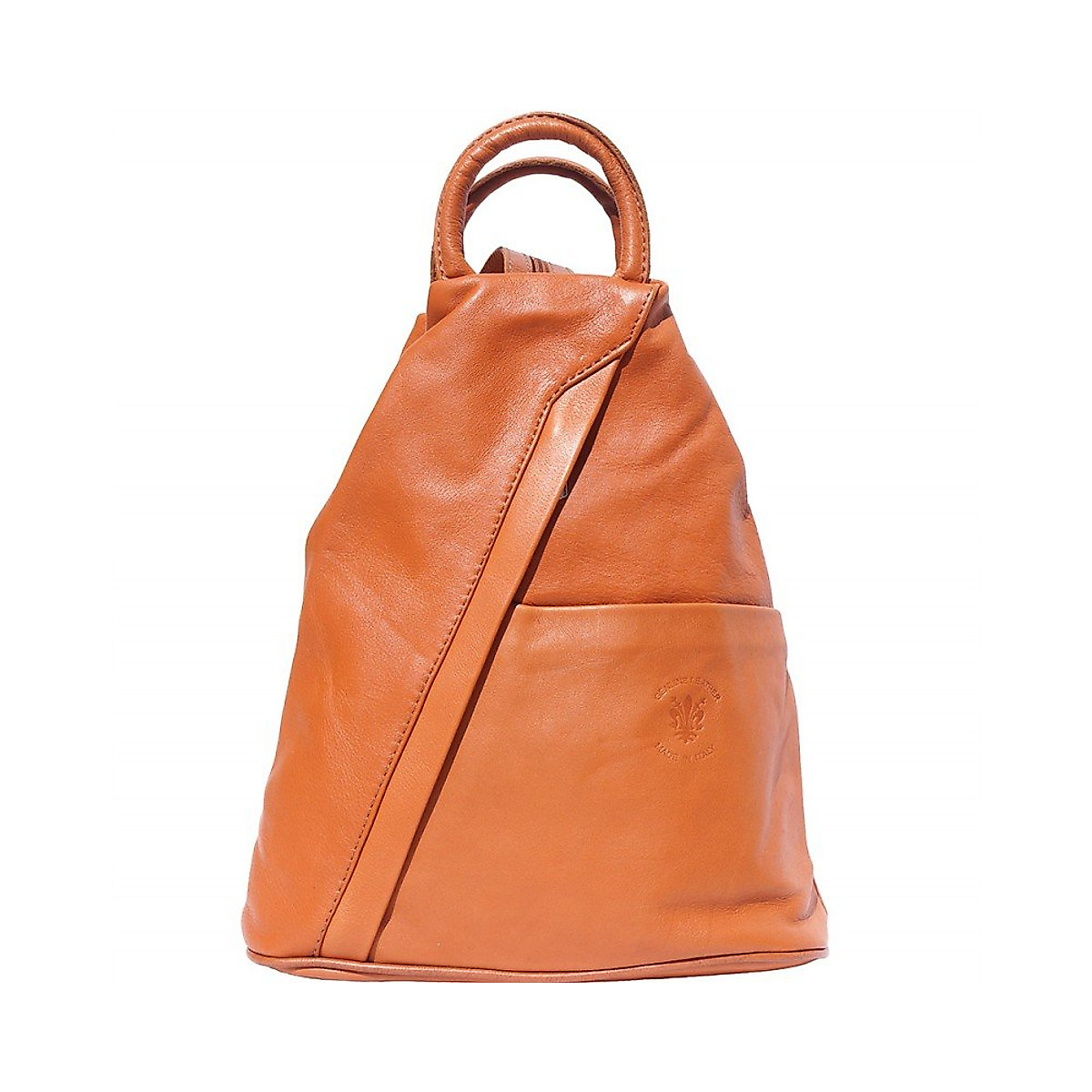 LaGaksta Submedium Leather Backpack Purse Tan