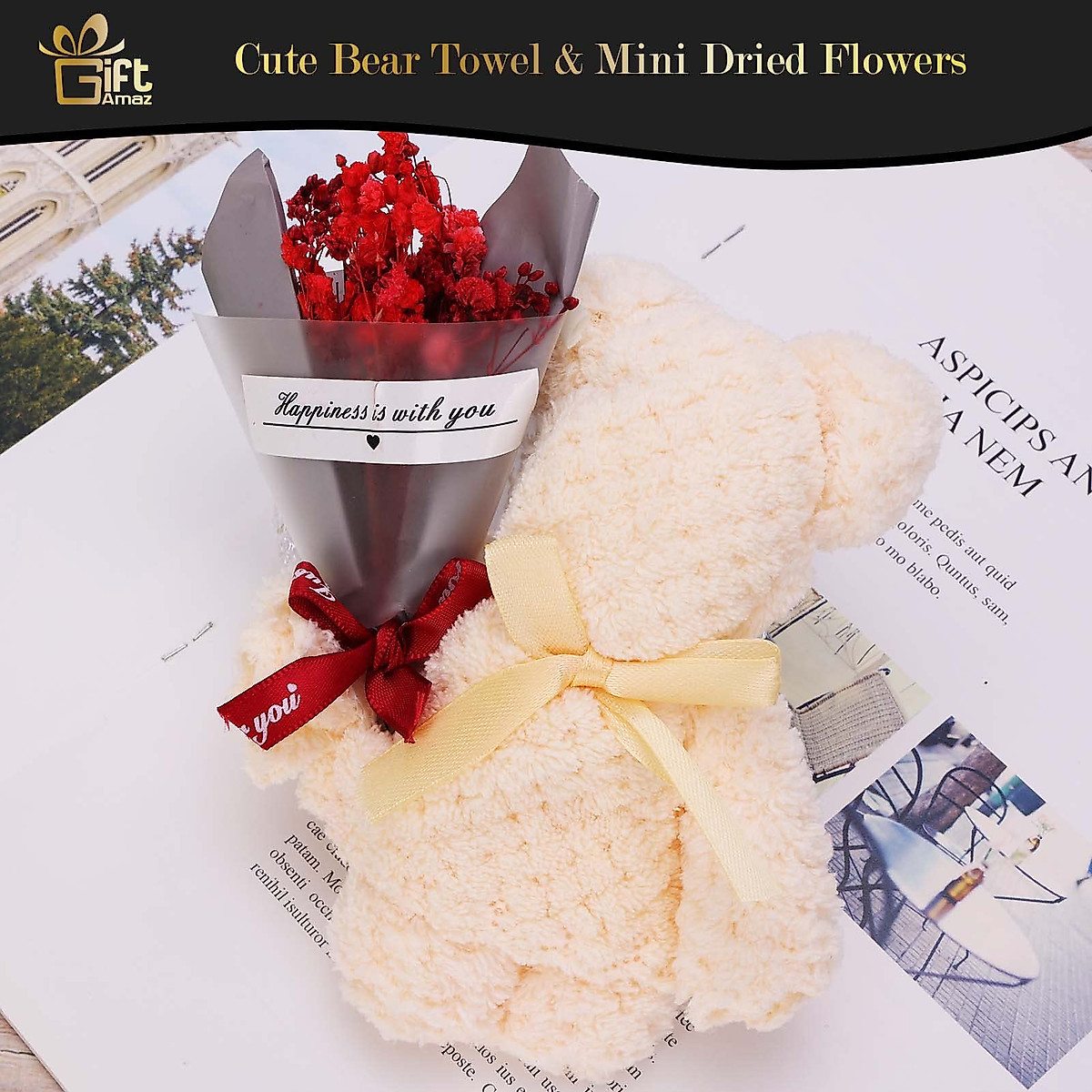 GiftAmaz 2024 Graduation Gifts Set for Her, Congrats Grad Gift Basket Set Include Coffee Mug, Keychain, Bracelet, Candle & Flower for Senior College Graduated Women Girl Congratulations Birthday Gift