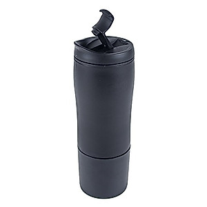 Mighty Mug Biggie Airlock Travel Mug, 16oz, Black