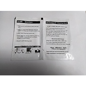 GUTANWU CR80 Cleaning Cards, Dual Side Card Reader Cleaner, POS Swipe Terminal Cleaning Cards (10pcs)