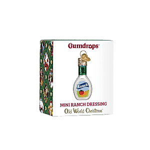 Old World Christmas Gumdrops Mini Ranch Dressing Glass Blown Ornament for Christmas Tree