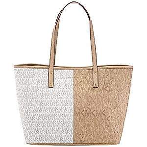 Michael Kors Carter Large Open Tote Vanilla Multi 2 One Size