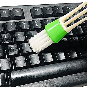 FineGood 2 Pcs Double Head Car Detailing Brushes, Car Brushes Soft Car Cleaning Kit Brush Interior Car Cleaner Detail Brushes for Car Clean