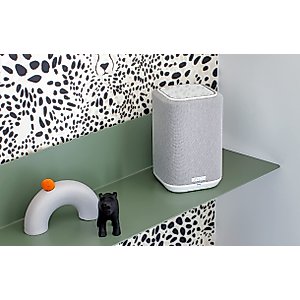 Denon Home 150 Wireless Smart Speaker – Compact Design, Wi-Fi & Bluetooth, HEOS Built-in, Alexa Built-in, Siri & AirPlay 2, Spotify Connect, Multi-Room Support, White